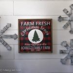 Buffalo Check Christmas Tree Sign-Personalized - Whimsy and Wood
