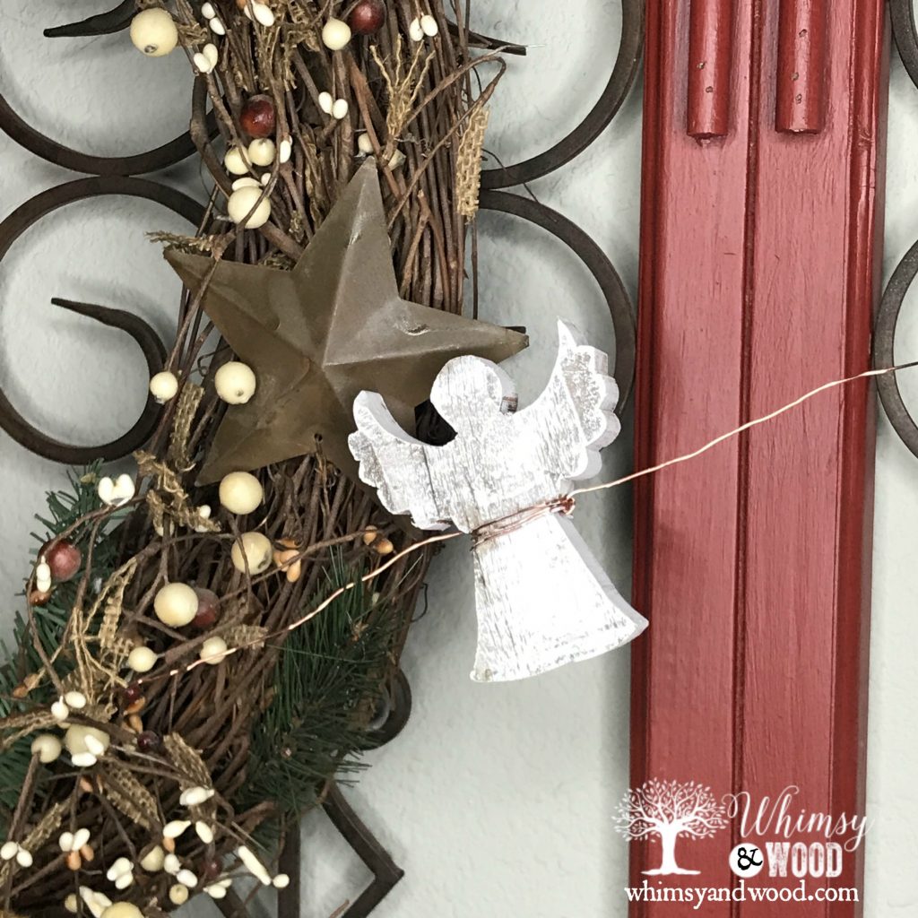 Christmas Holiday Angel Garland-Whimsy and Wood