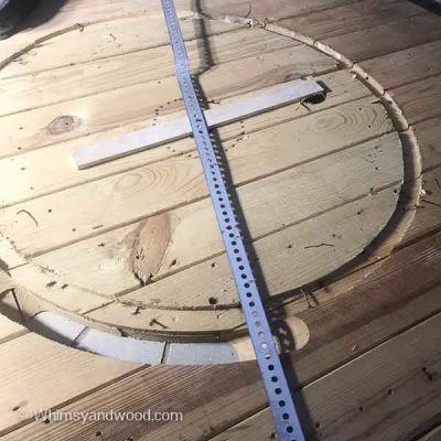 How to Cut Down a Cable Spool - Whimsy and Wood
